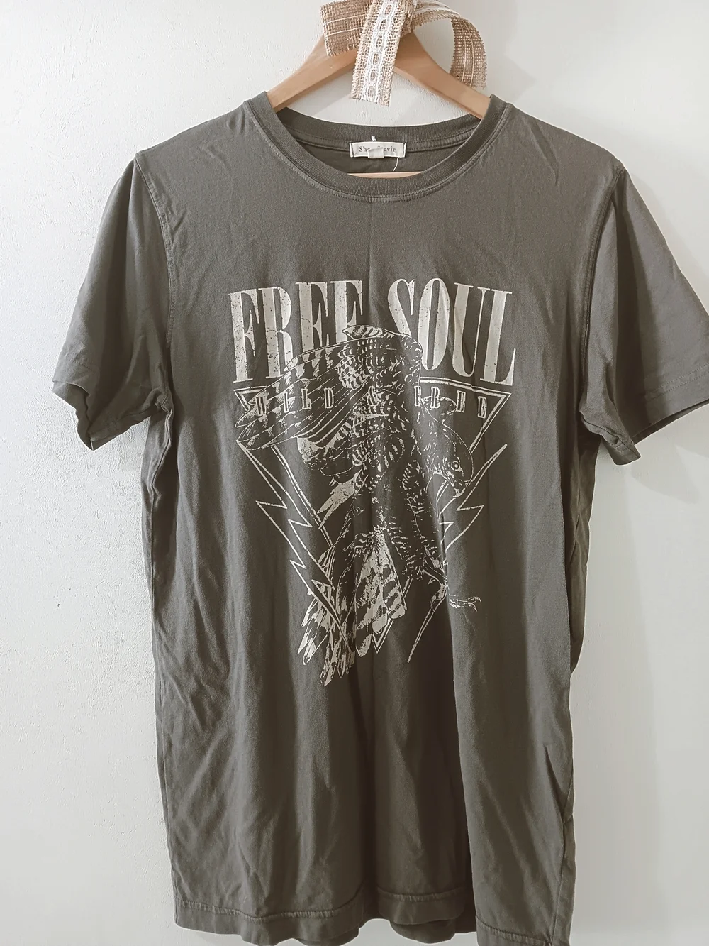 Shop Stevie | Tops | Shop Stevie Wild Free Soul Graphic Short Sleeve ...